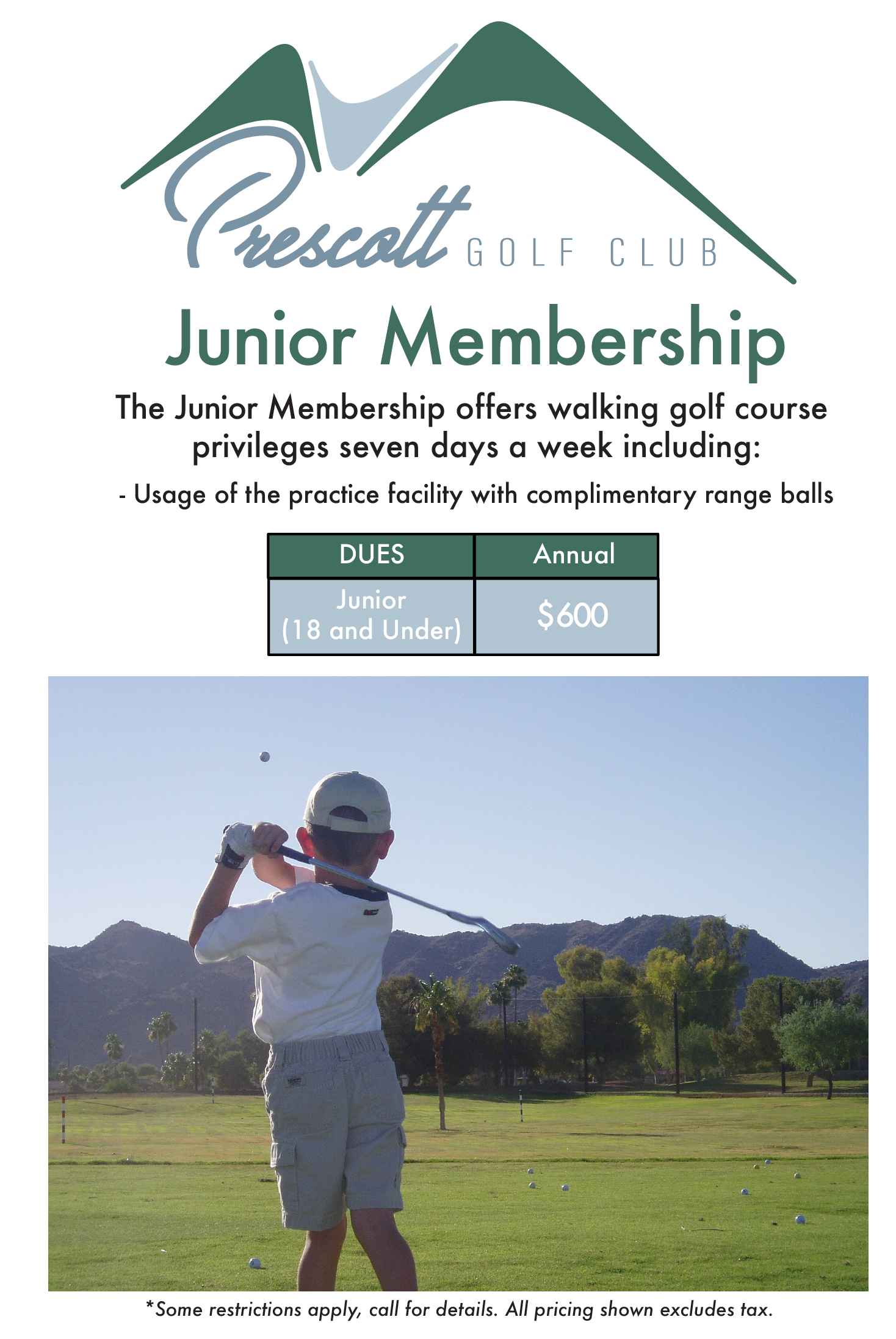 Membership - Prescott Golf Club